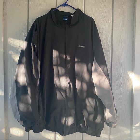 Reebok | Jackets & Coats | Reebok Mens Black And Gray Track Jacket In ...